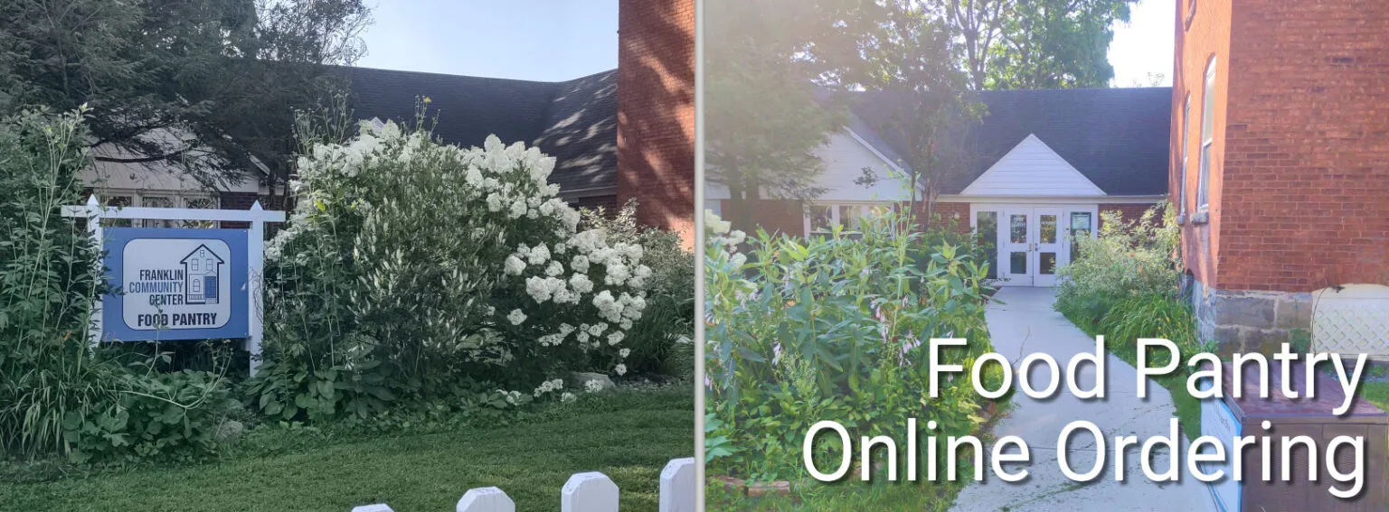 Food Pantry Online Ordering Procedure - Franklin Community Center